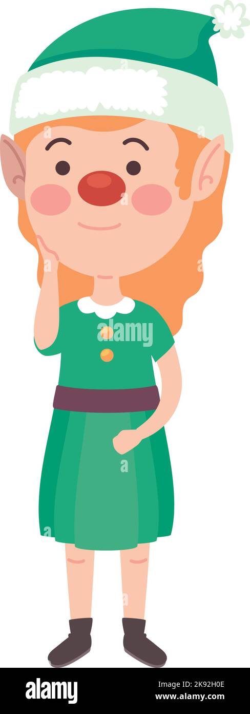cute female elf Stock Vector Image & Art - Alamy