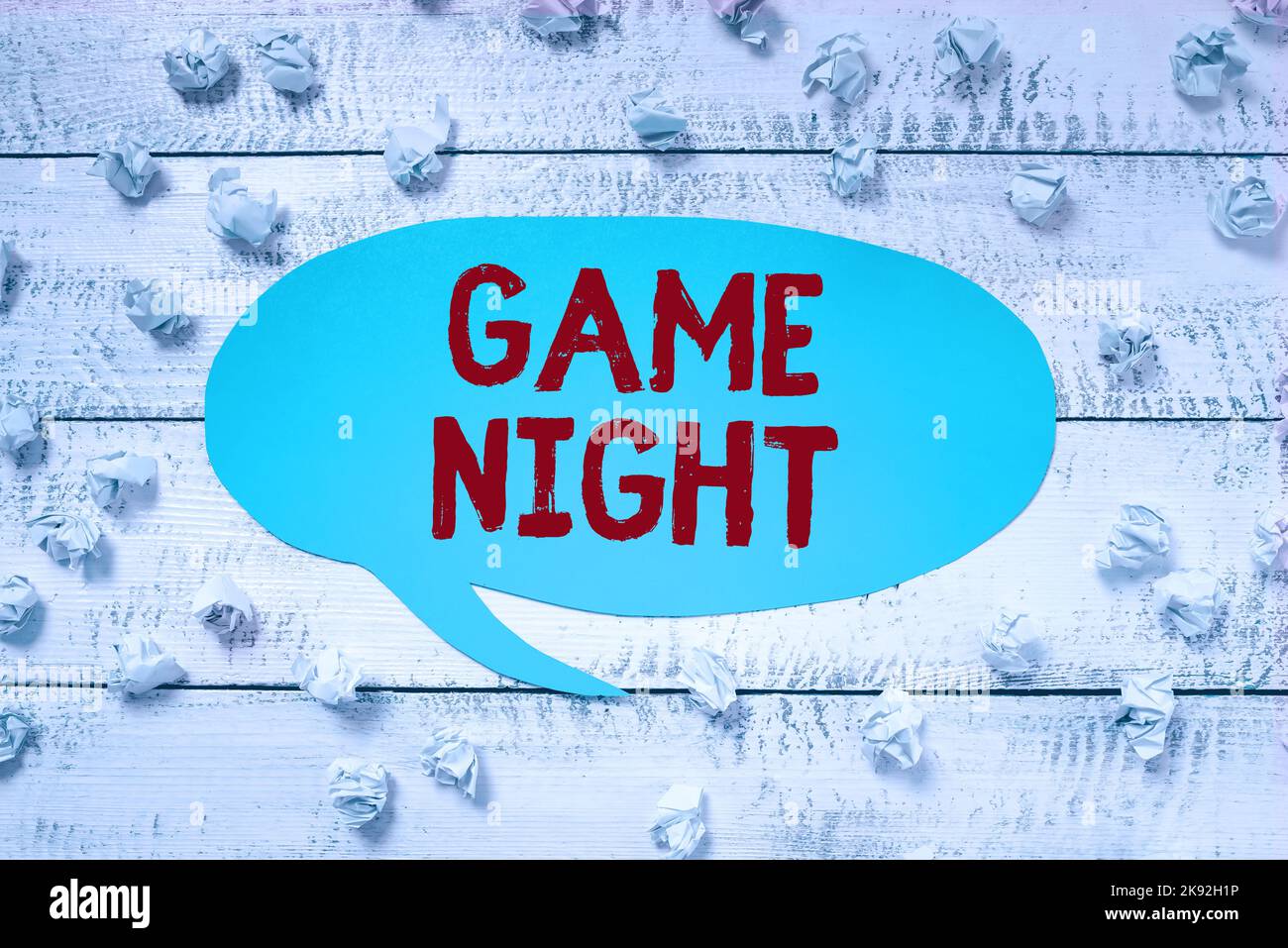 Handwriting text Game Night. Conceptual photo event in which folks get ...