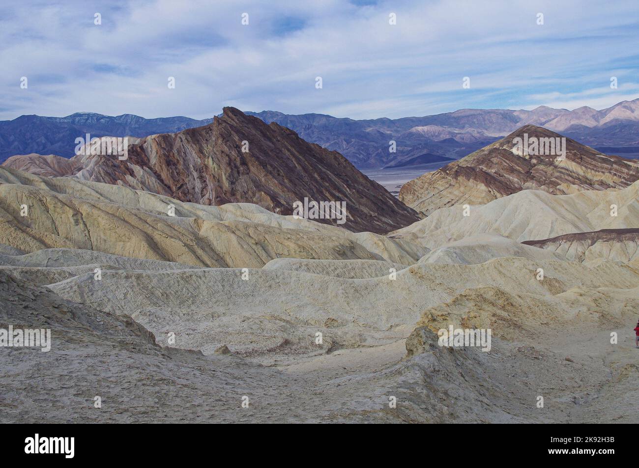 Manly Beacon in Death Valley National Park in California Stock Photo ...