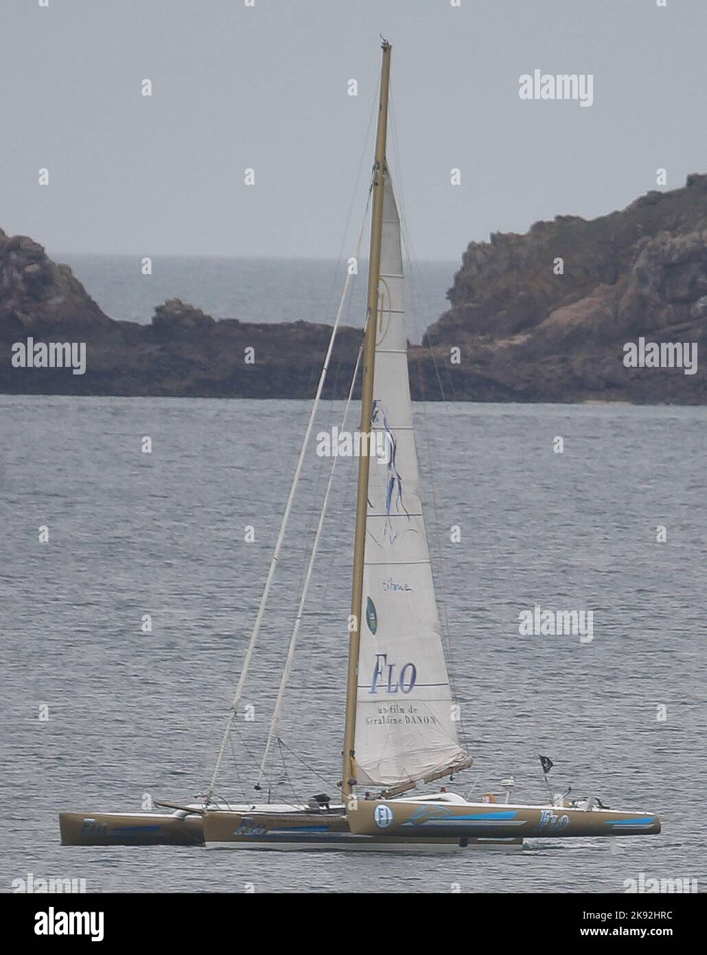 RHUM MULTI FLO Skipper Philippe Poupon during the Route du Rhum ...