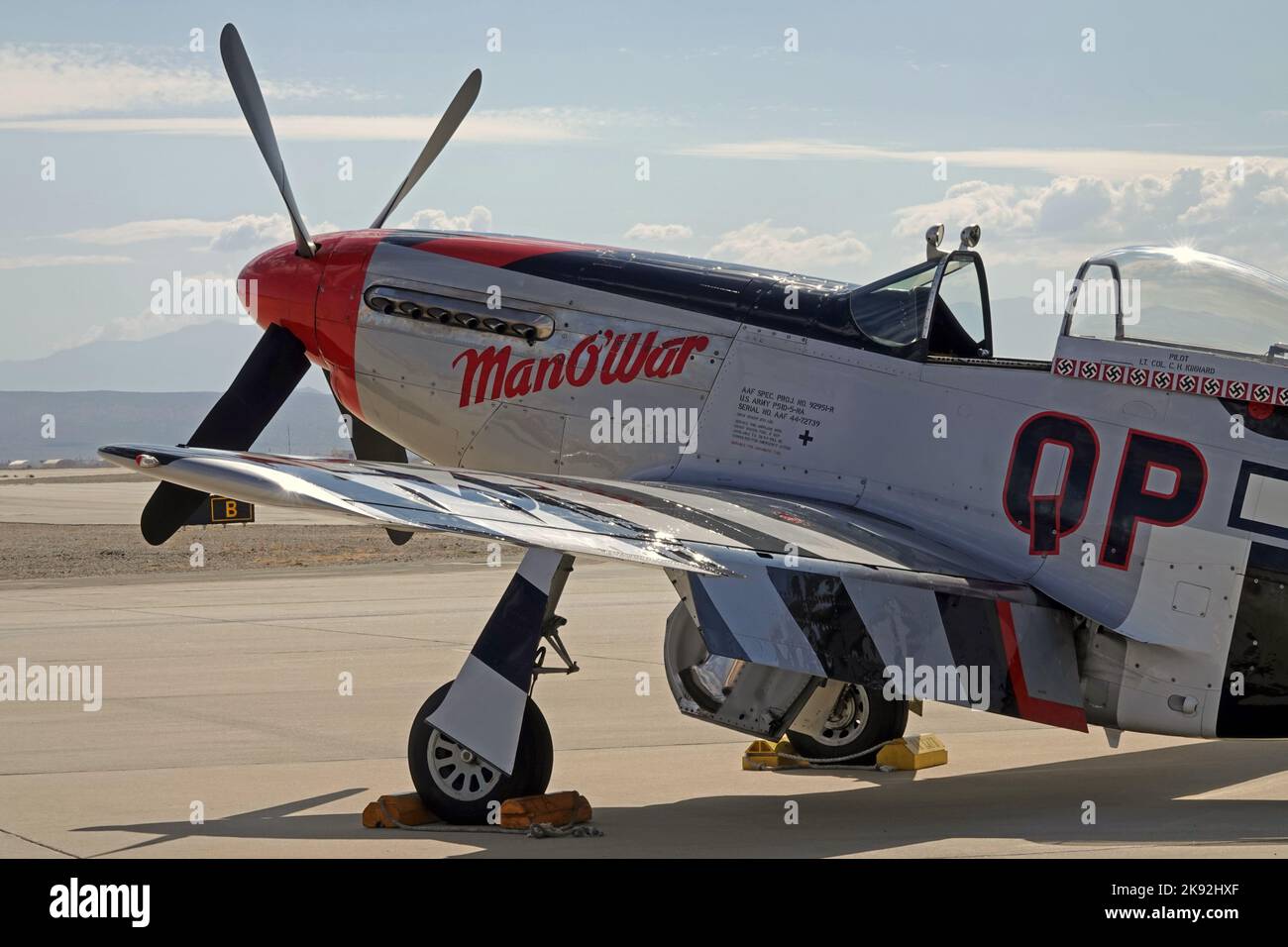 Edwards Air Force Base, California/ USA - Oct. 15, 2022: A North ...