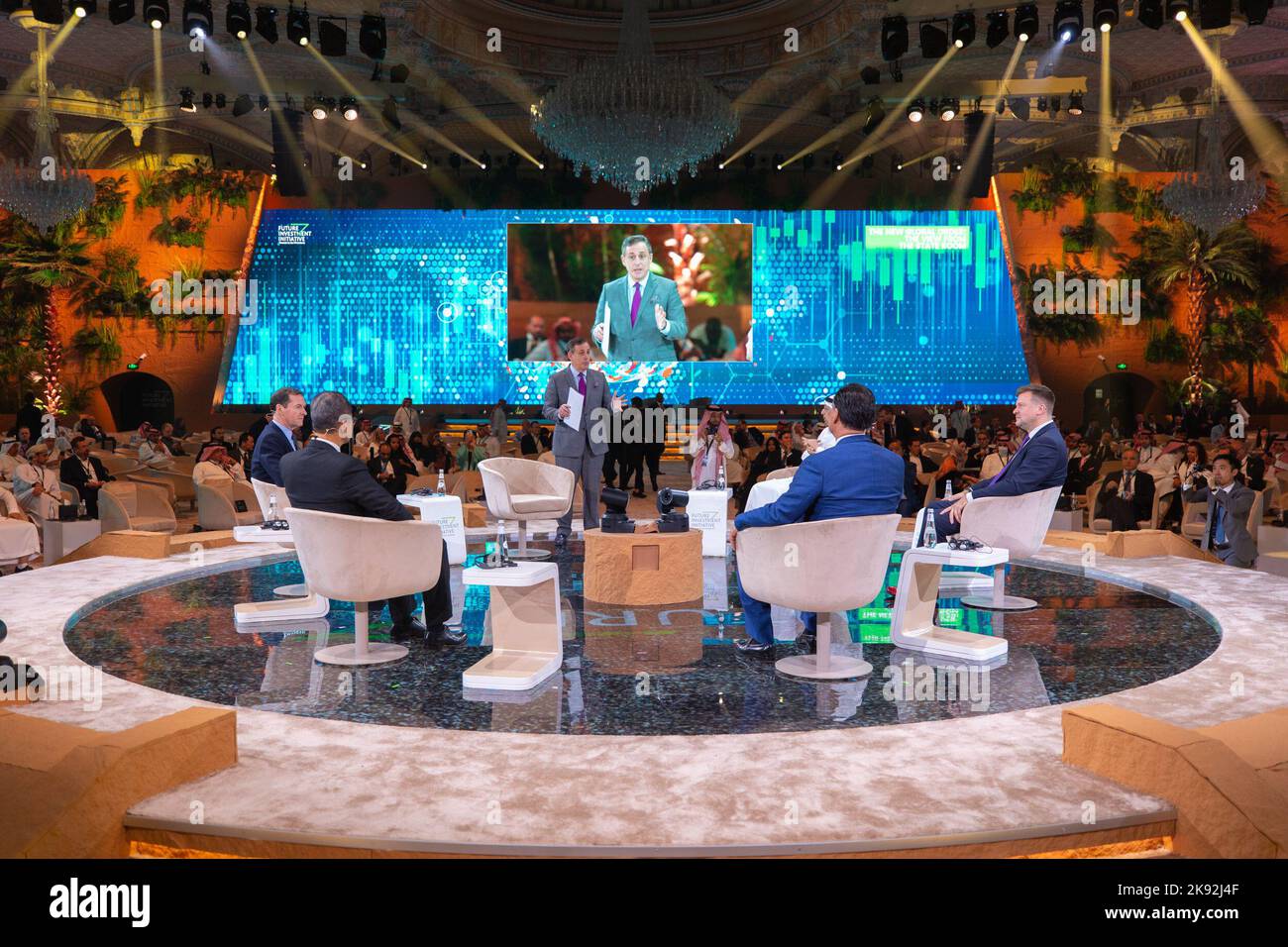 (221025) -- RIYADH, Oct. 25, 2022 (Xinhua) -- Photo taken on Oct. 25 ...