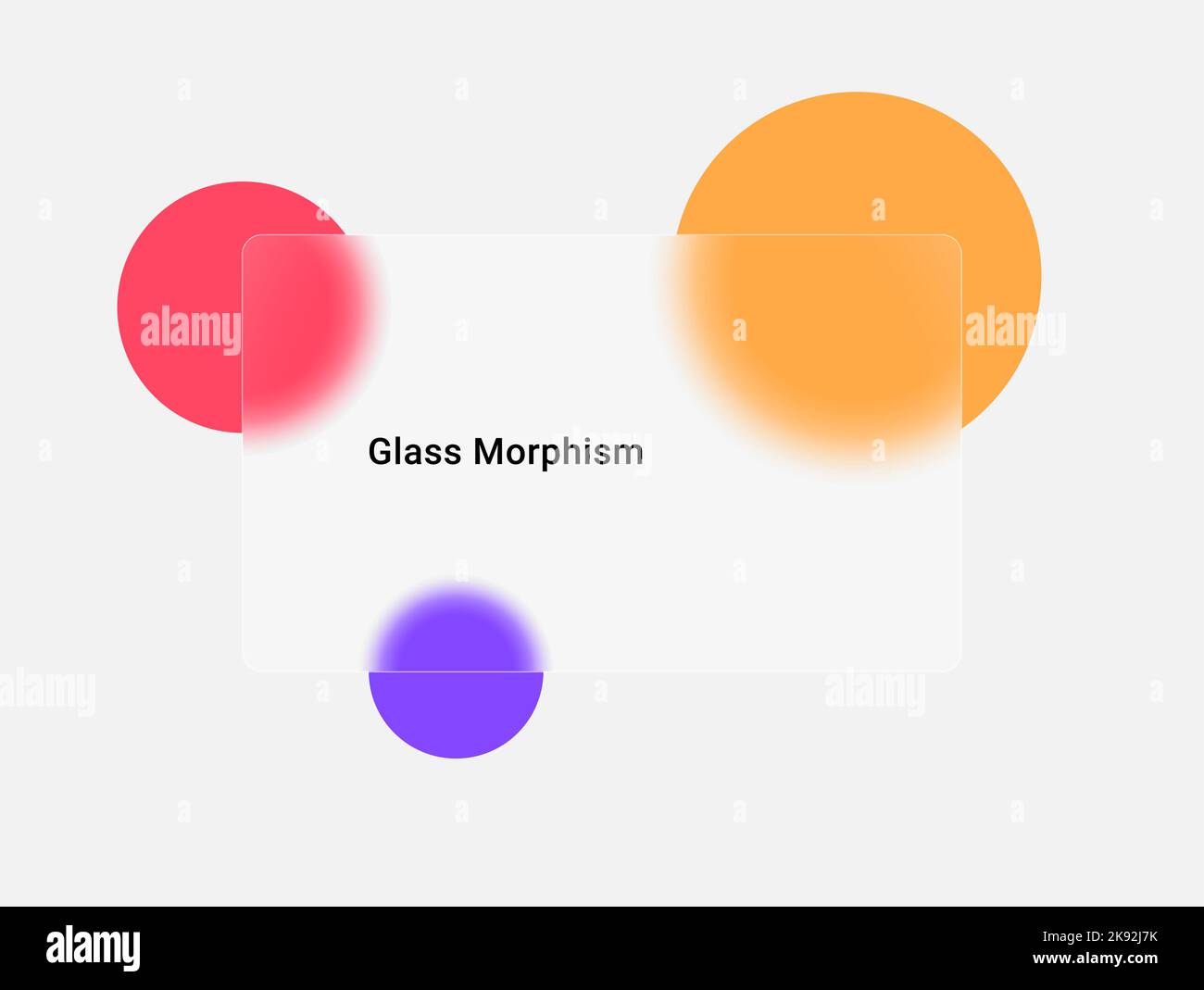 Glass morphism blur gradient 3d screen transparent vector background ...
