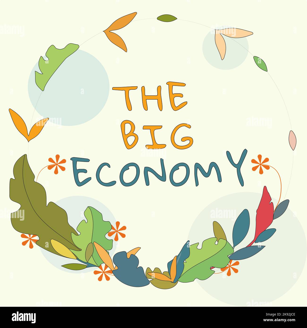 Writing displaying text The Big Economy. Business idea Global finances ...