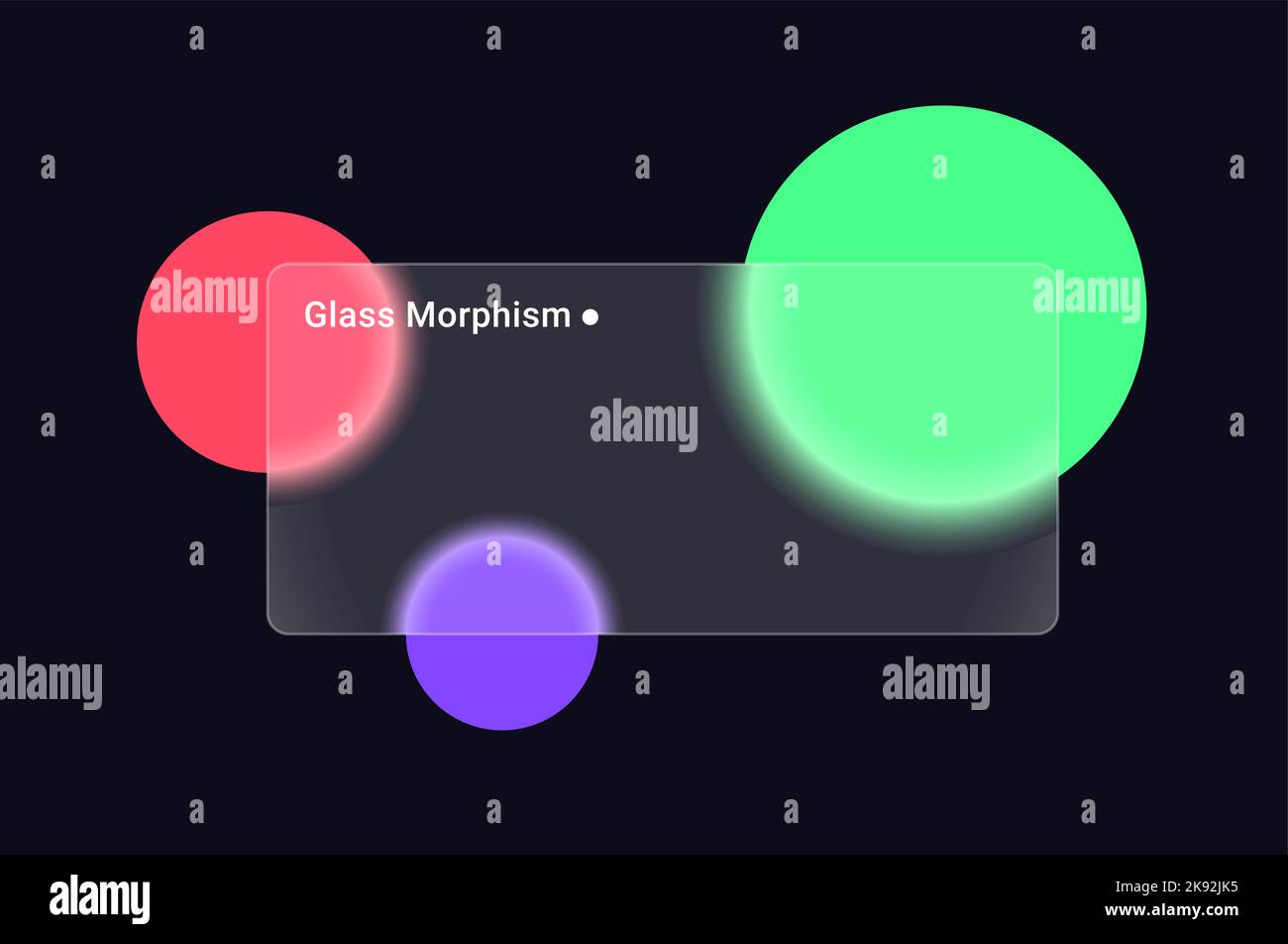 Glass morphism blur gradient 3d screen transparent vector background ...
