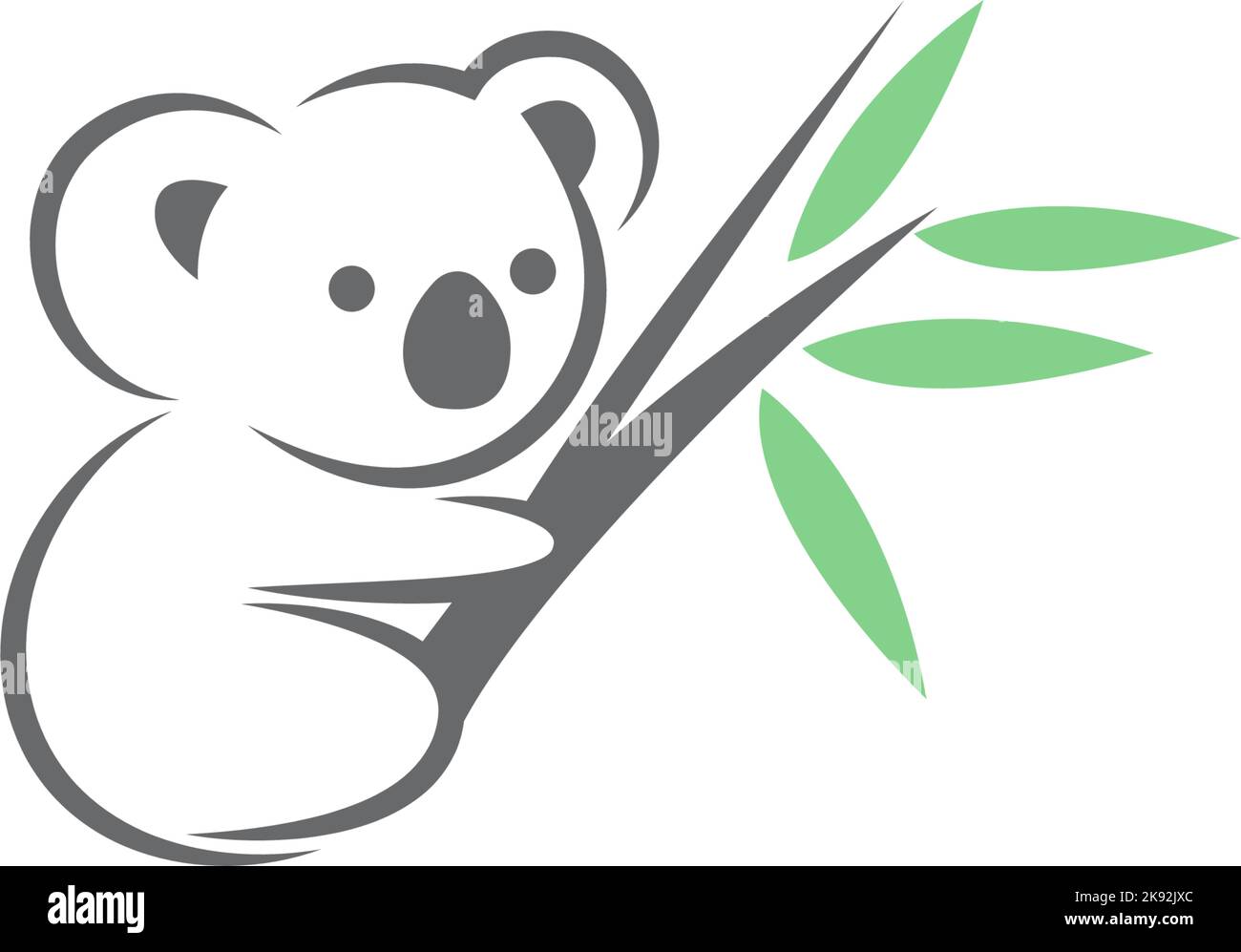 Koala logo icon design illustration vector Stock Vector Image & Art - Alamy