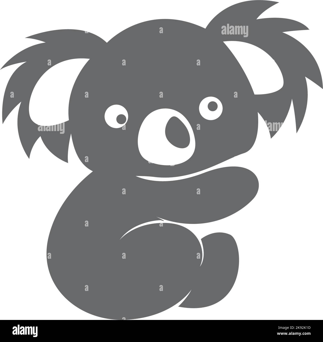 Koala logo icon design illustration vector Stock Vector Image & Art - Alamy