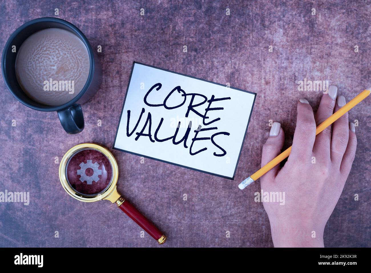 Conceptual caption Core Values. Conceptual photo principles which guide ... Conceptual caption Core Values. Conceptual photo principles which guide ...