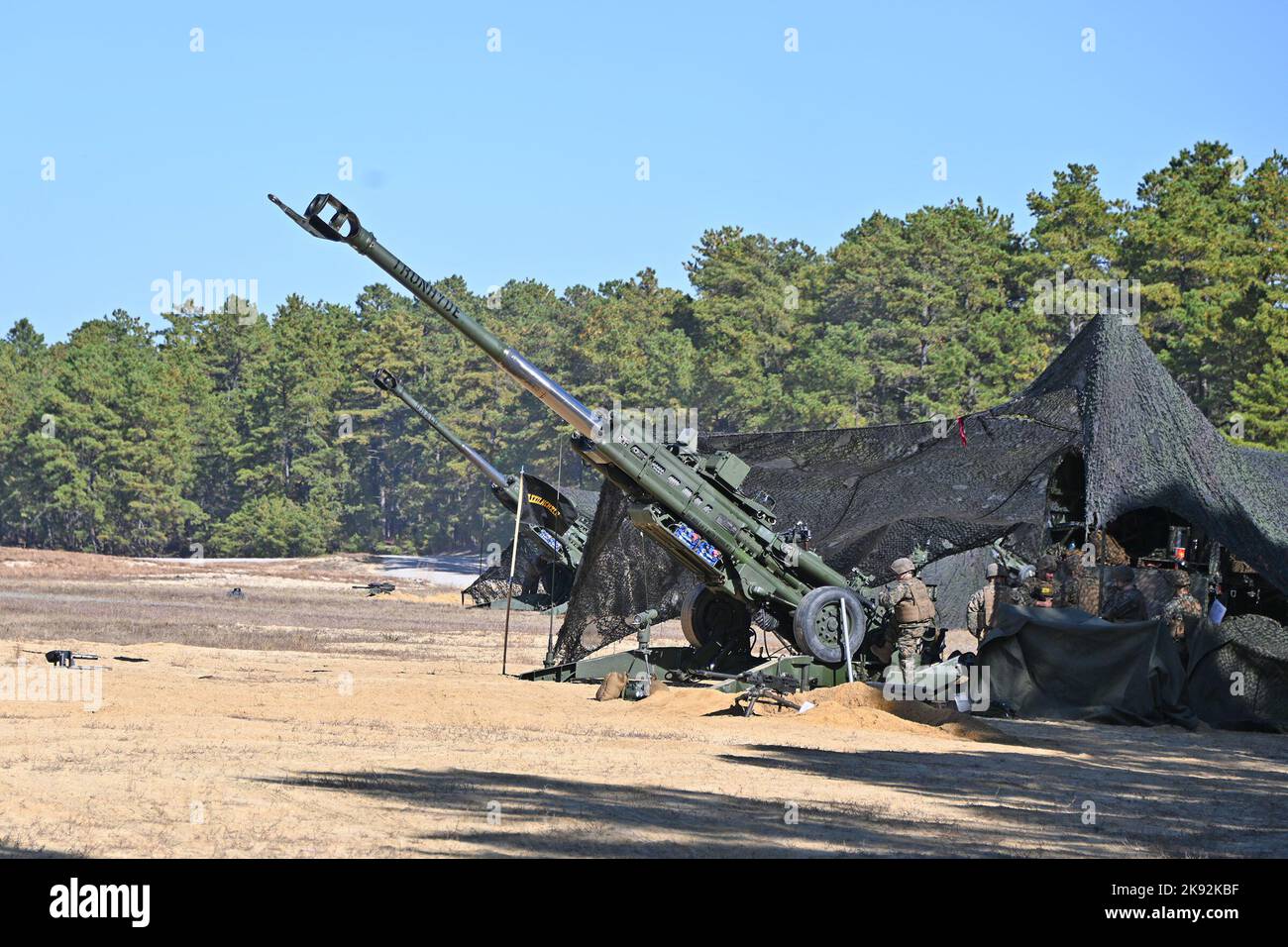 The 3rd Battalion 14th USMC HQ were on AFP 08 on the Fort Dix Range ...