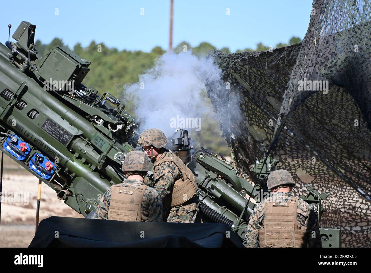 The 3rd Battalion 14th USMC HQ were on AFP 08 on the Fort Dix Range ...