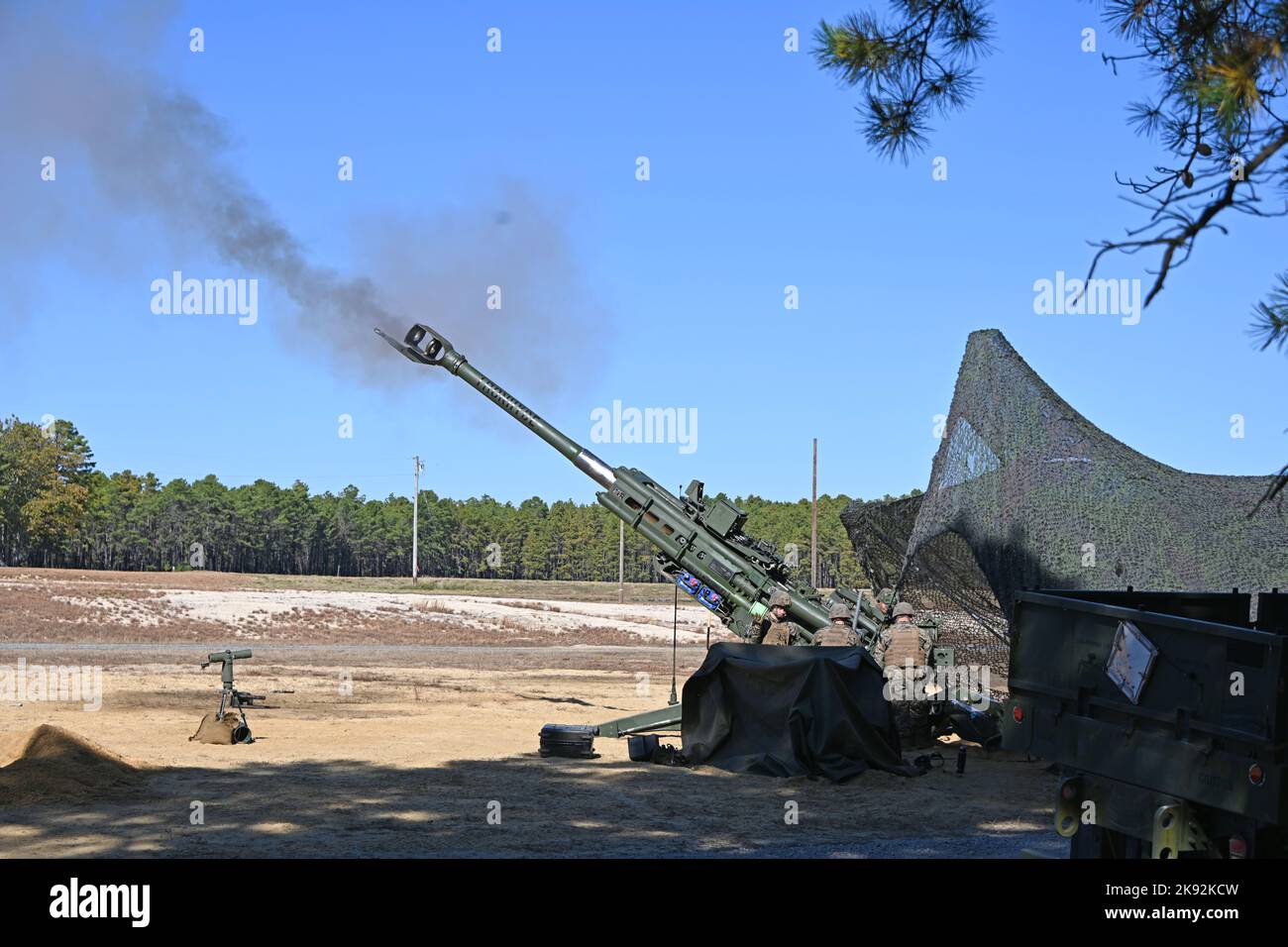The 3rd Battalion 14th USMC HQ were on AFP 08 on the Fort Dix Range ...