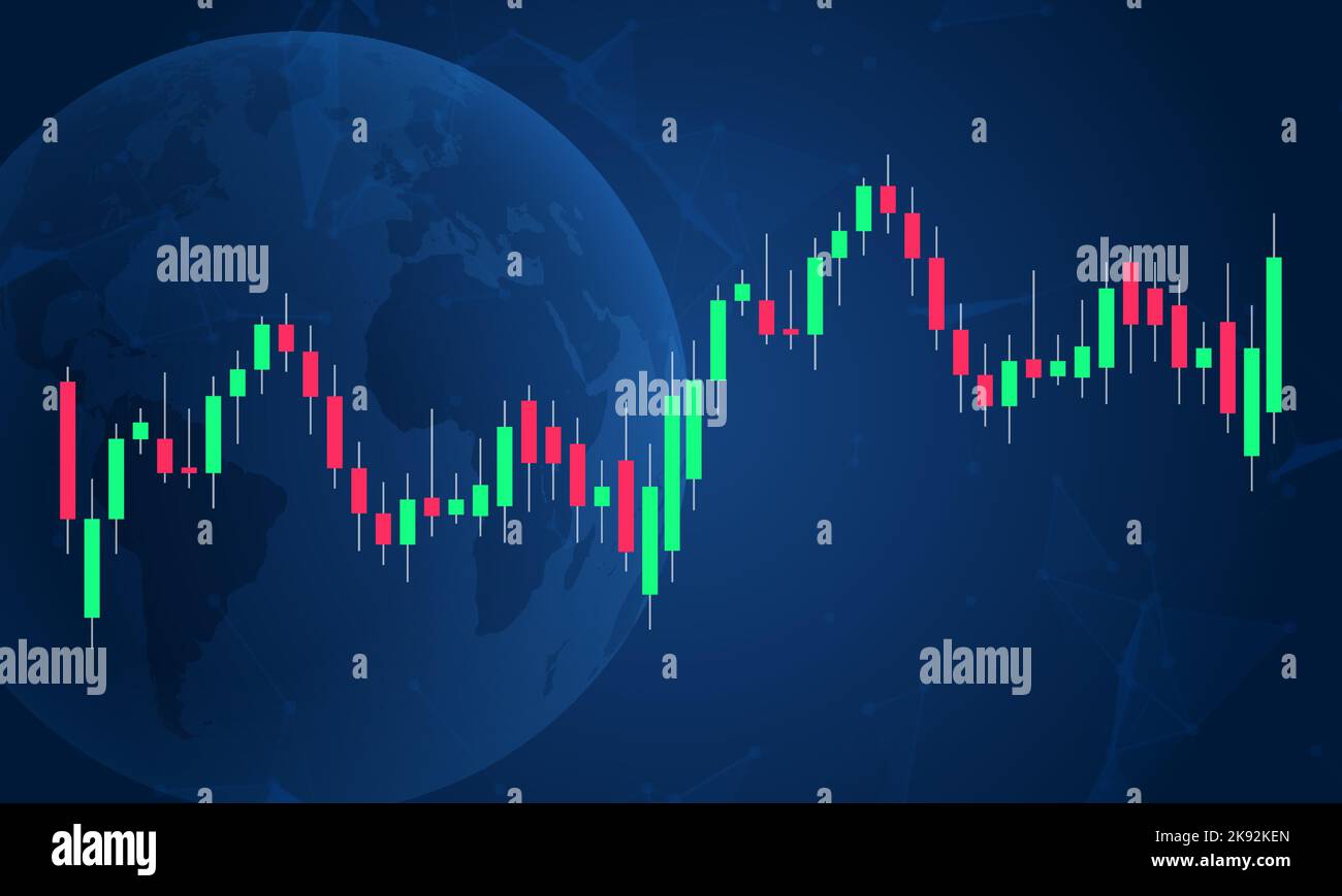 Chart candle stock graph forex market. Trade candle chart stock finance price exchange ...