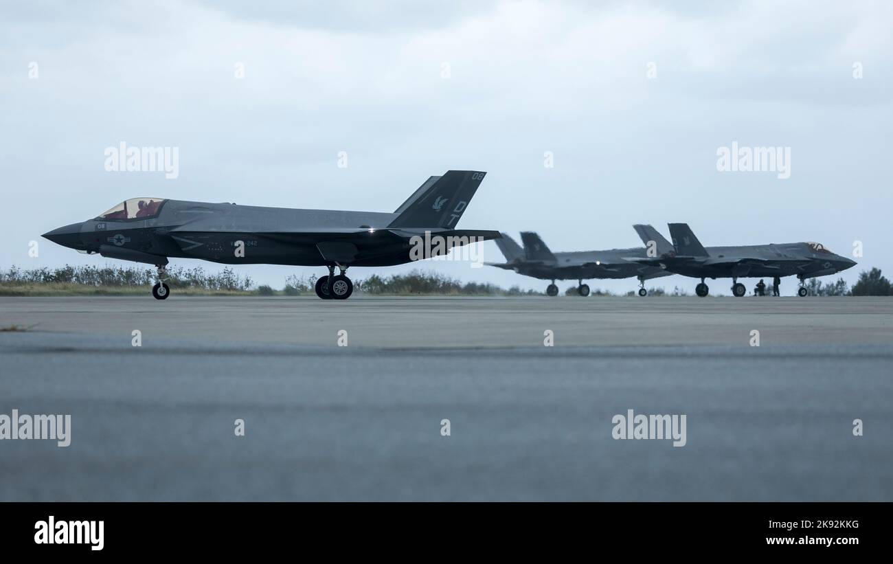 U.S. Marine Corps F-35B Lightning II aircraft with Marine Fighter ...