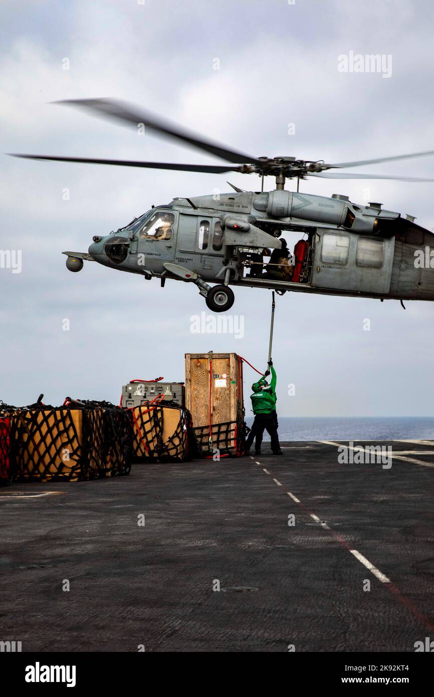 221023-N-MZ309-1034 ADRIATIC SEA (Oct. 23, 2022) Sailors assigned to ...