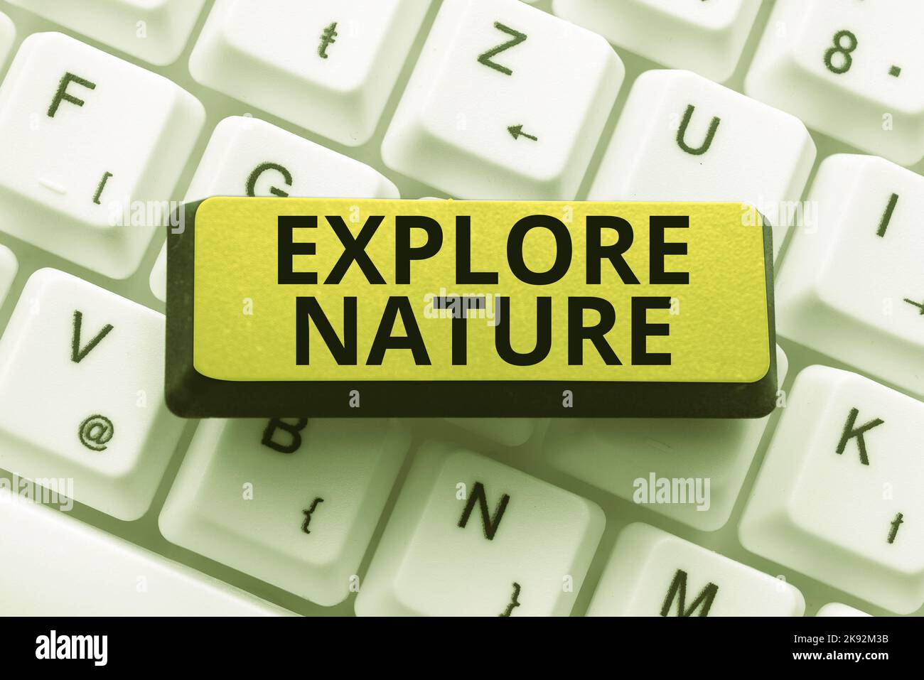 Hand writing sign Explore Nature. Business showcase Good deed for ...