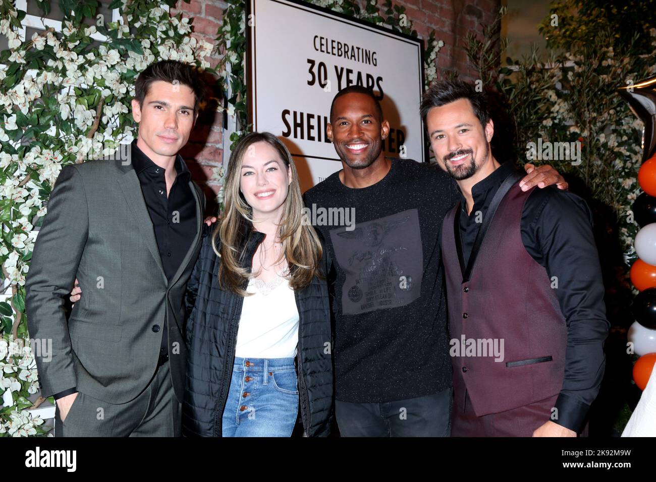 LOS ANGELES - OCT 25: Tanner Novlan, Annika Noelle, Lawrence Saint ...