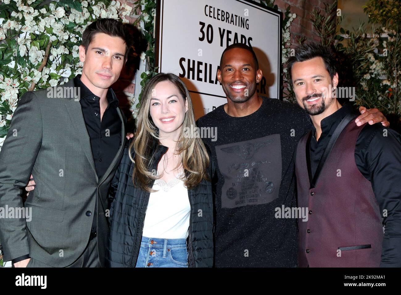 LOS ANGELES - OCT 25: Tanner Novlan, Annika Noelle, Lawrence Saint ...