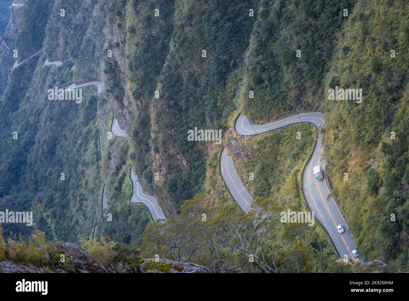 Serra do Rio do Rastro Mountain Road Pass, Santa Catarina, Southern ...