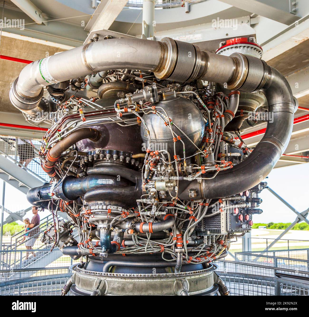 Orlando, USA - July 25, 2010: The Saturn V was a multistage liquid-fuel ...