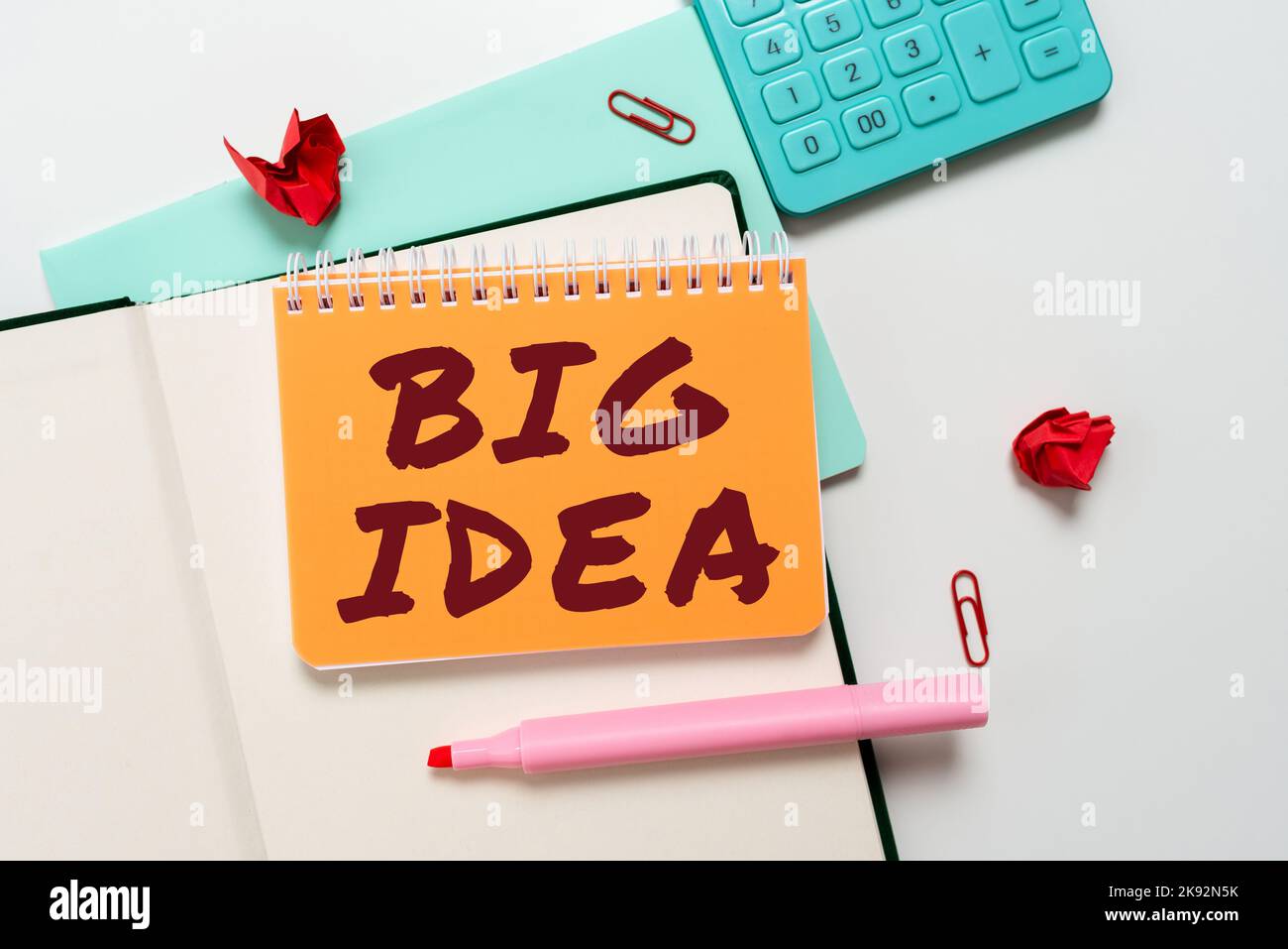 Conceptual display Big Idea. Concept meaning Having great creative ...