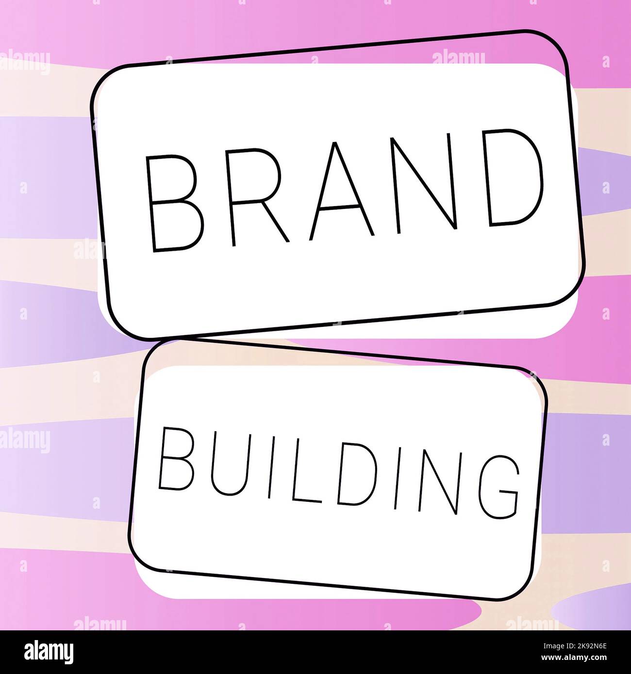 Conceptual display Brand Building. Internet Concept boosting customer s ...