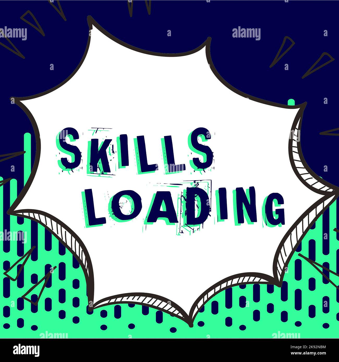 Text caption presenting Skills Loading. Word for points out the degree of difficulty when ...