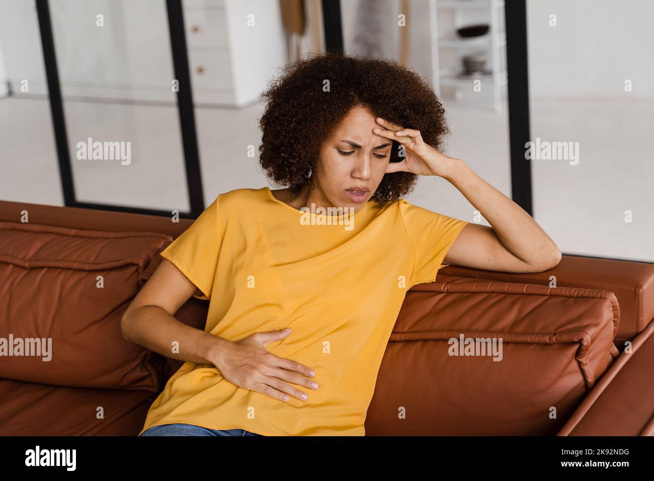Menstruation and pain during menstruation of African girl. Violation of ...