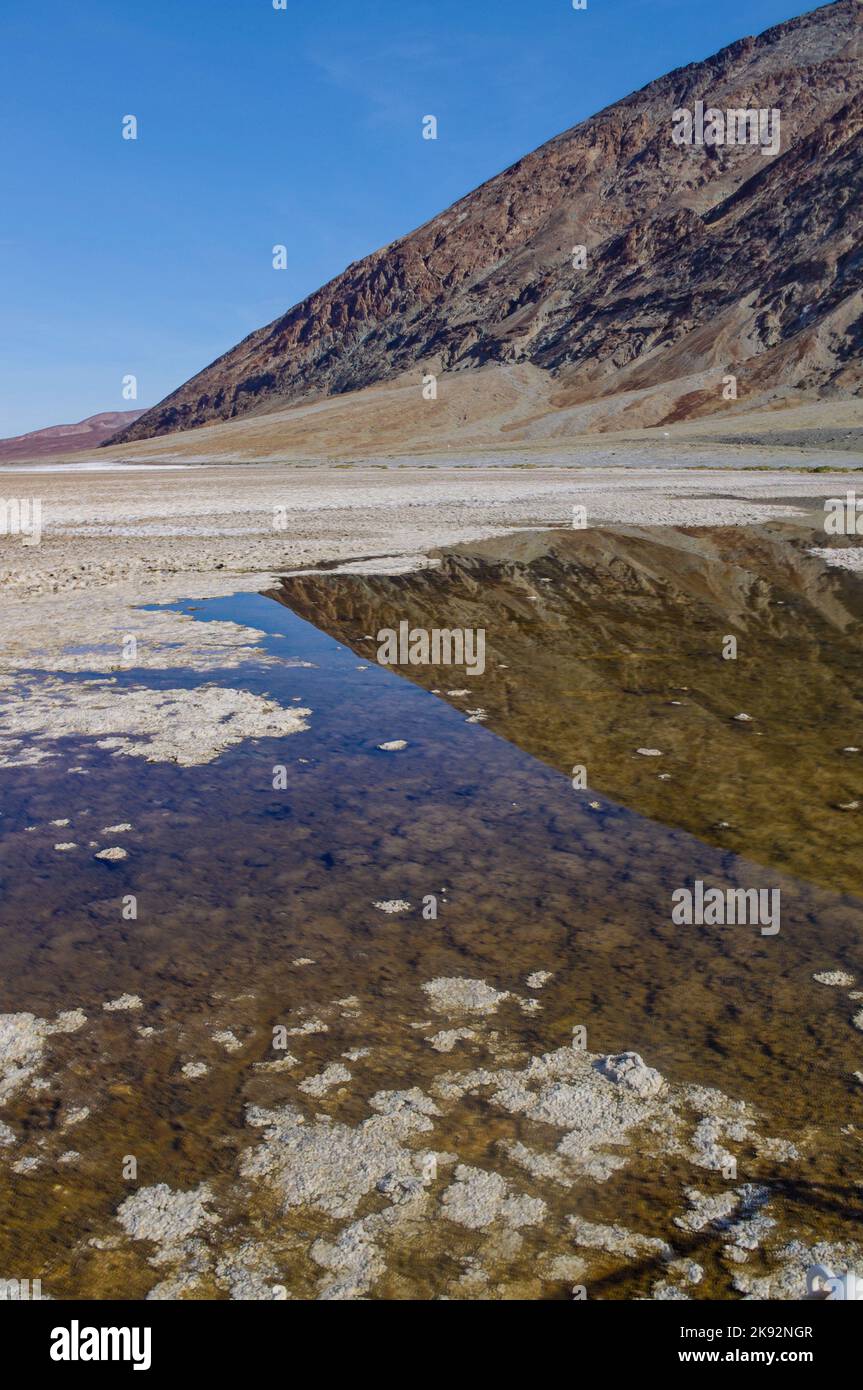 Badwater Basin in Death Valley National Park in California Stock Photo ...