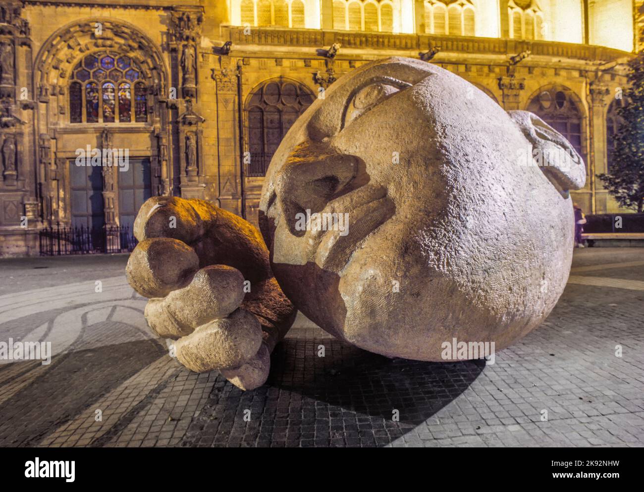 Paris, France - November 26,1986: A large sculpture , called "The ...