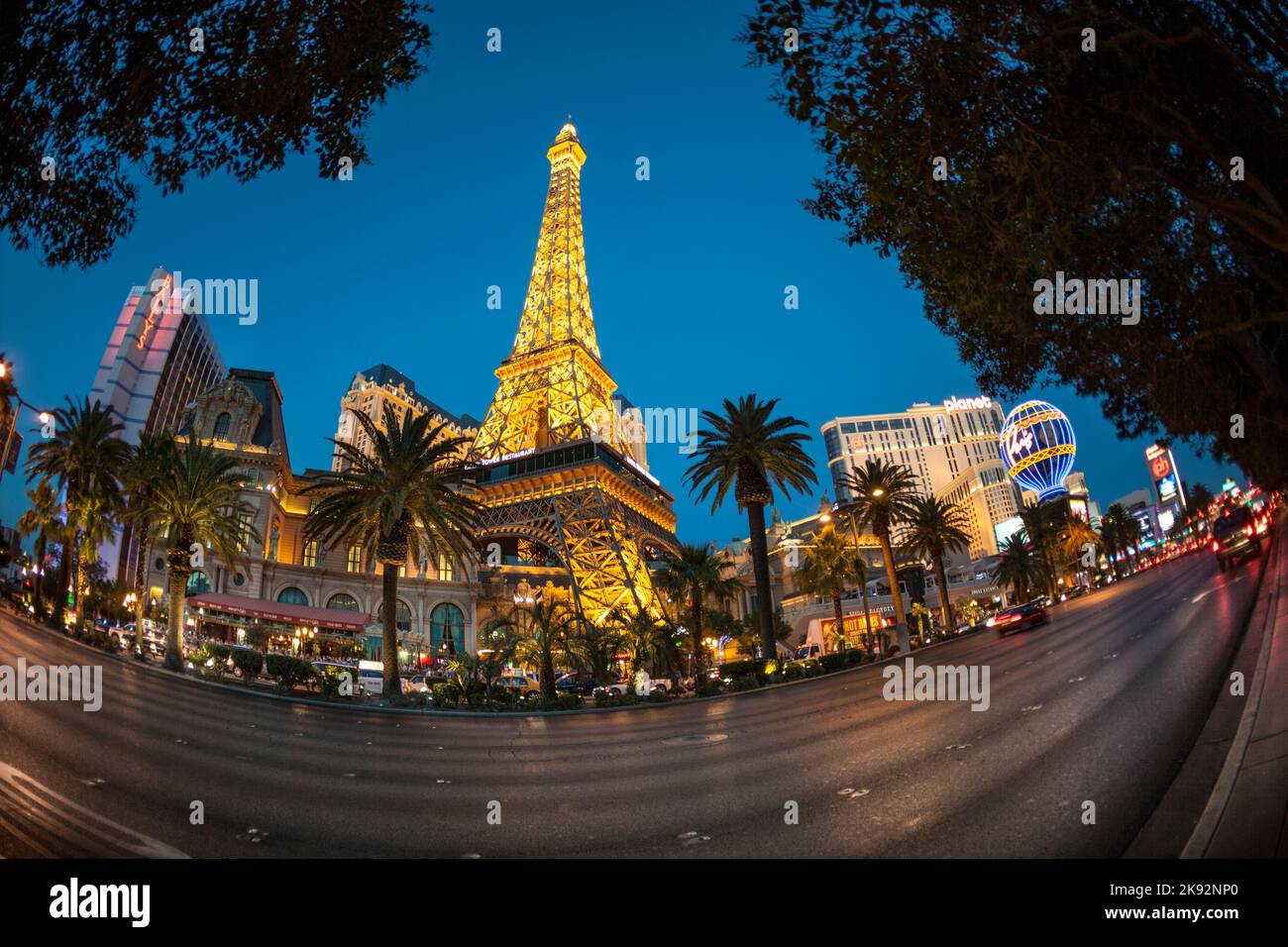 LAS VEGAS, USA - JUNE 15, 2012: Paris Las Vegas hotel and casino in Las ...