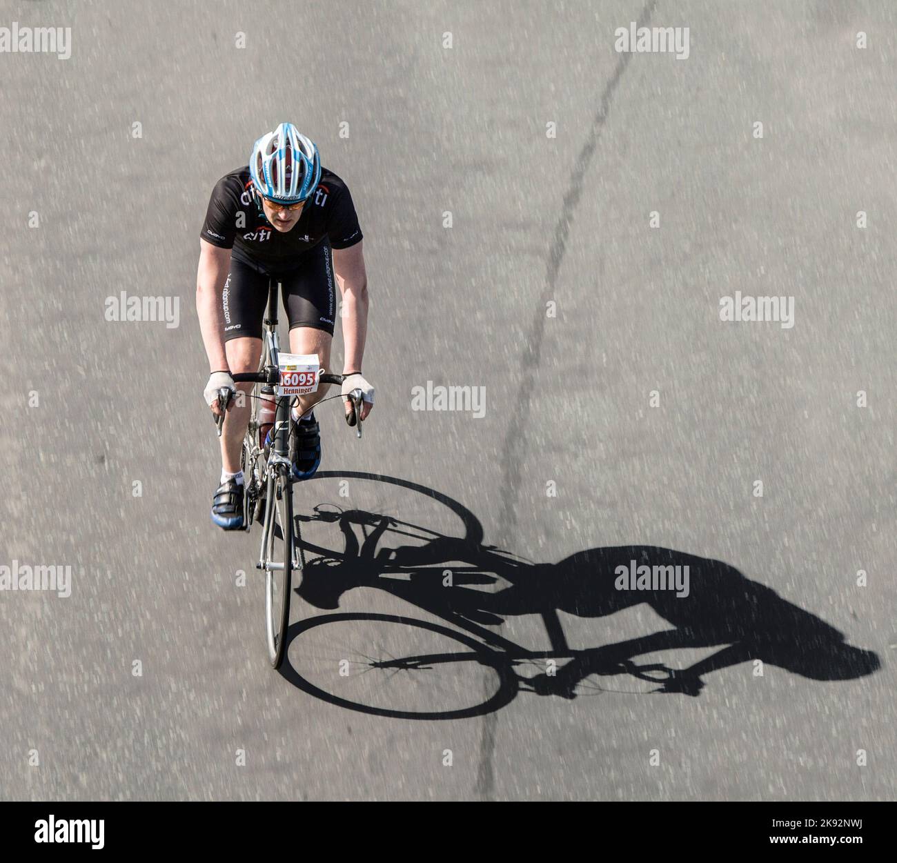 Schwalbach, Germany - March 1, 2008: racing cyclist at famous cycle ...
