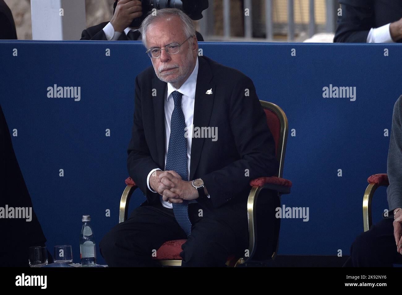 Rome, Italy. 25th Oct, 2022. Andrea Riccardi founder of the Community ...