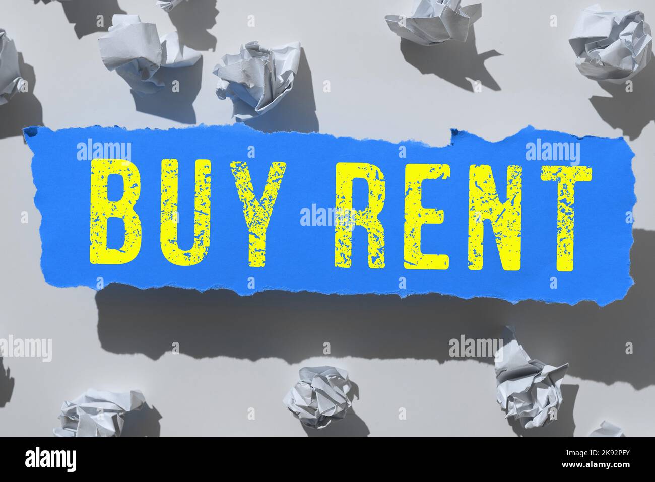 Sign displaying Buy Question Rent. Conceptual photo Group that gives ...