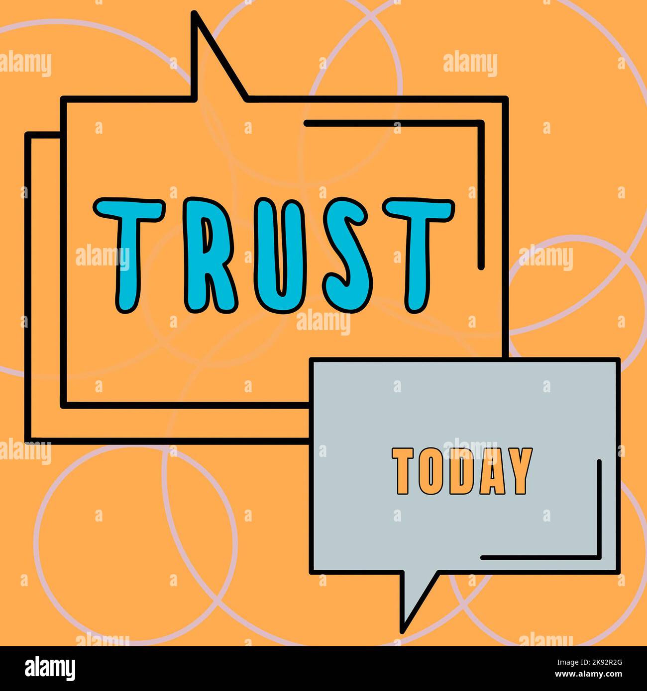 Inspiration showing sign Trust. Word Written on firm belief in the ...
