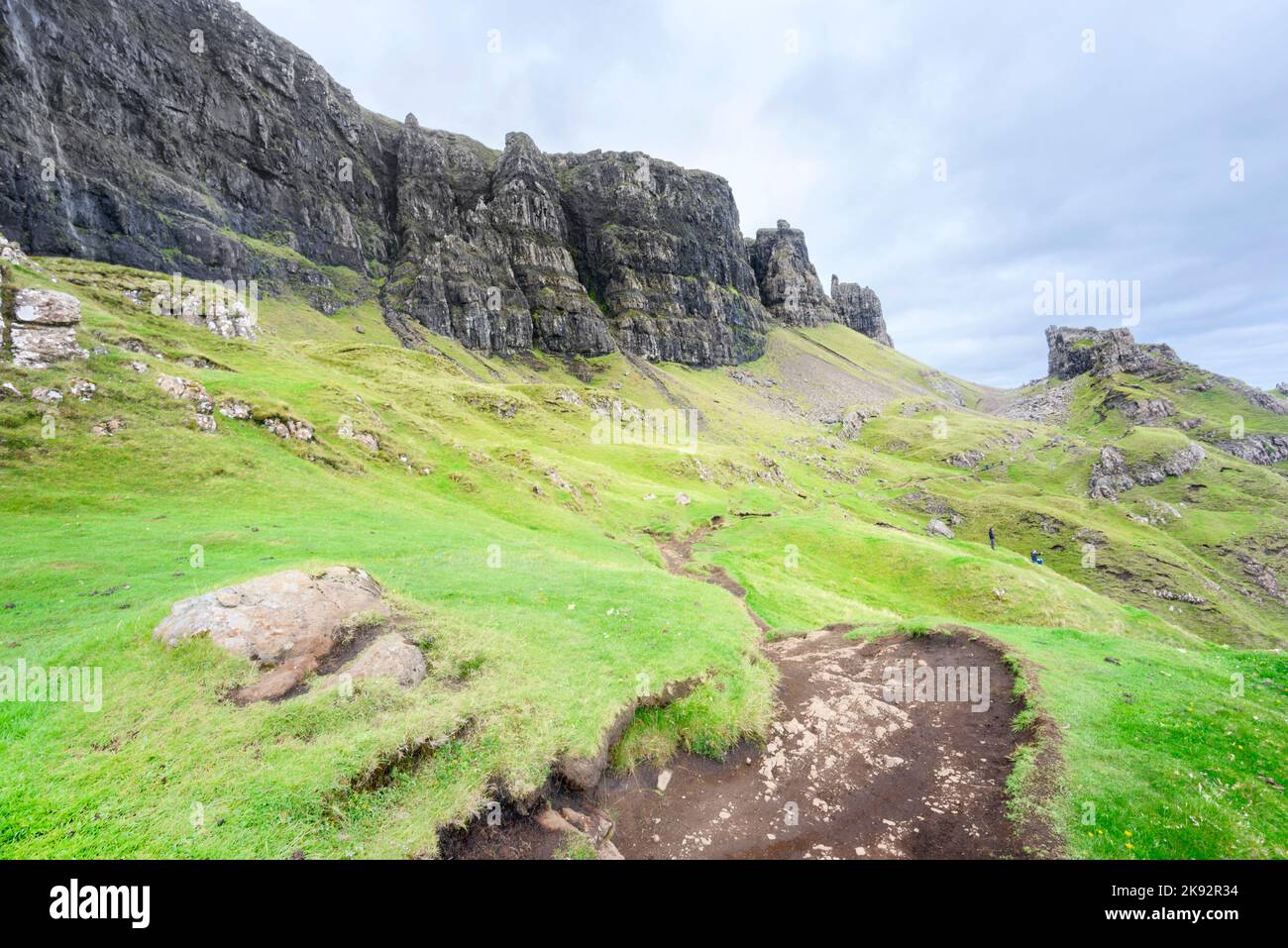 Beautiful,dramatic Scottish, Skye mountain scenery,jagged peaks,winding ...