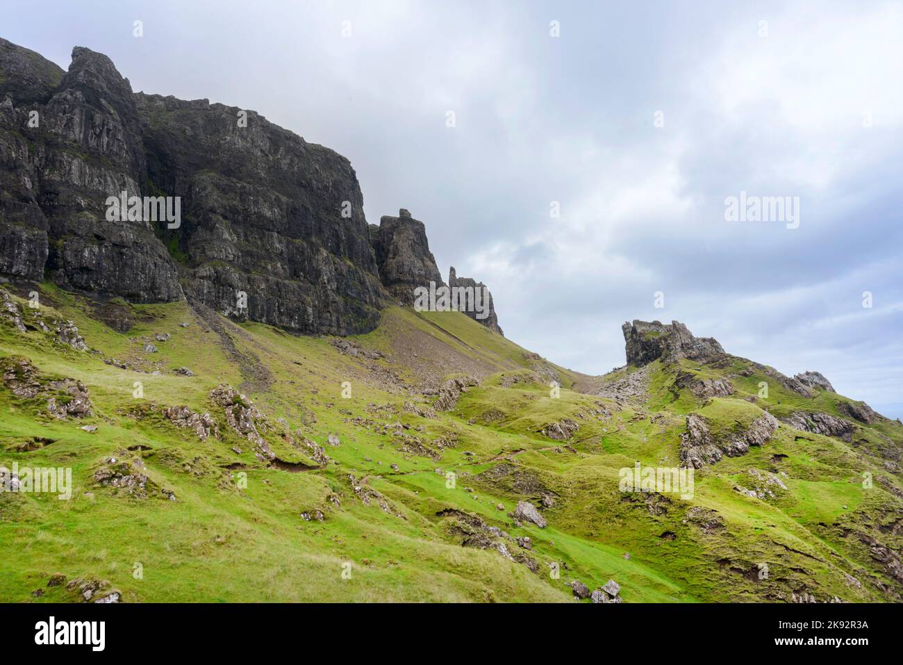 Beautiful,dramatic Scottish mountainous scenery,pointed,jagged mountain ...