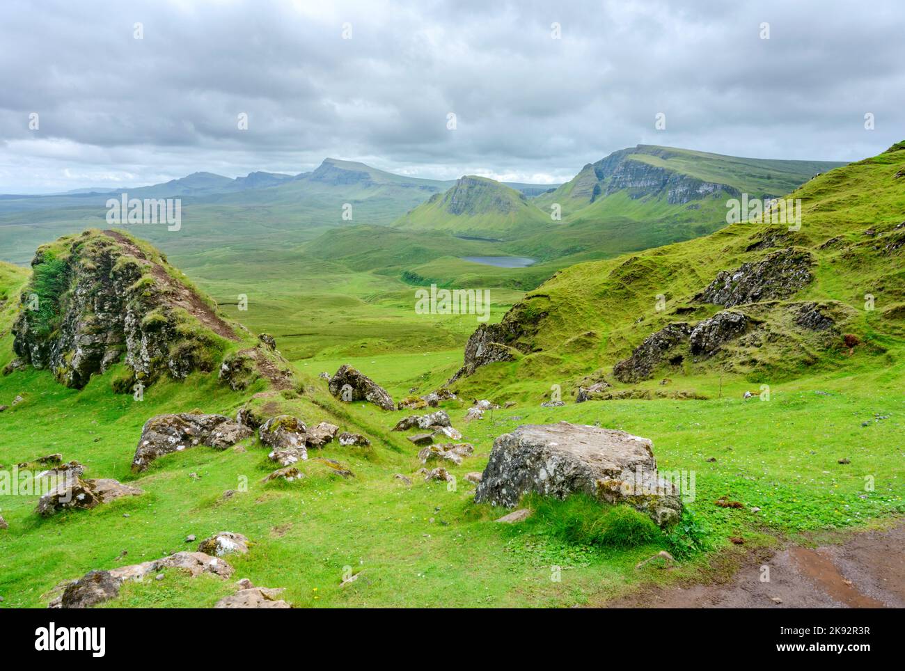 Beautiful,dramatic Scottish mountainous scenery,pointed,jagged mountain ...