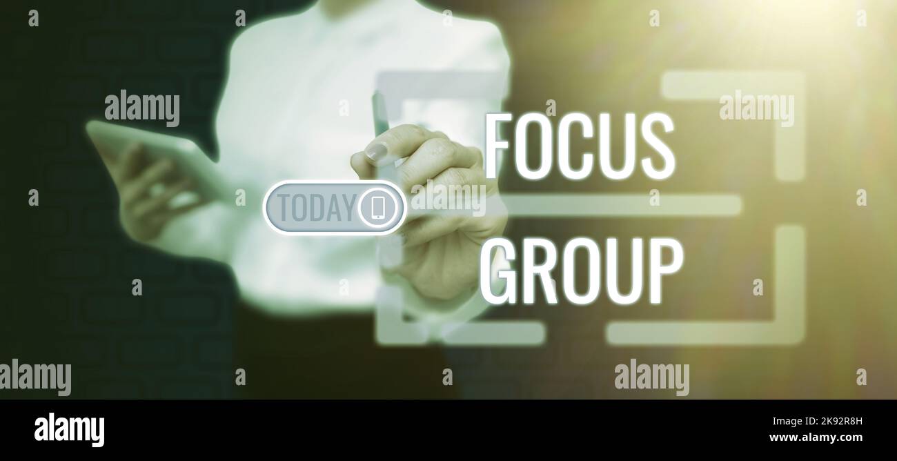 Conceptual display Focus Group. Business approach consist of ...
