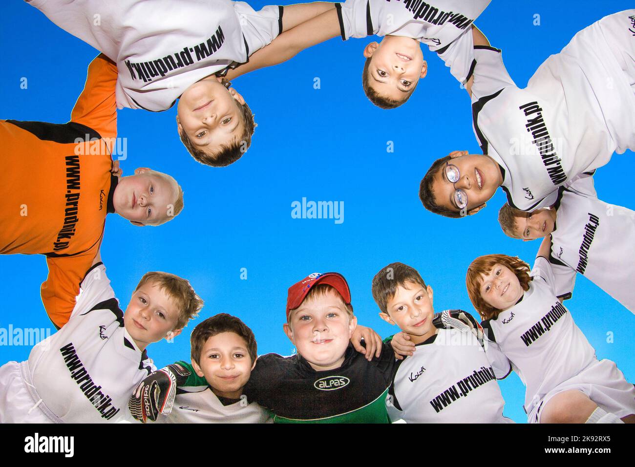 WALLAU, GERMANY - May 19 2007: Football game Children E-Class ...