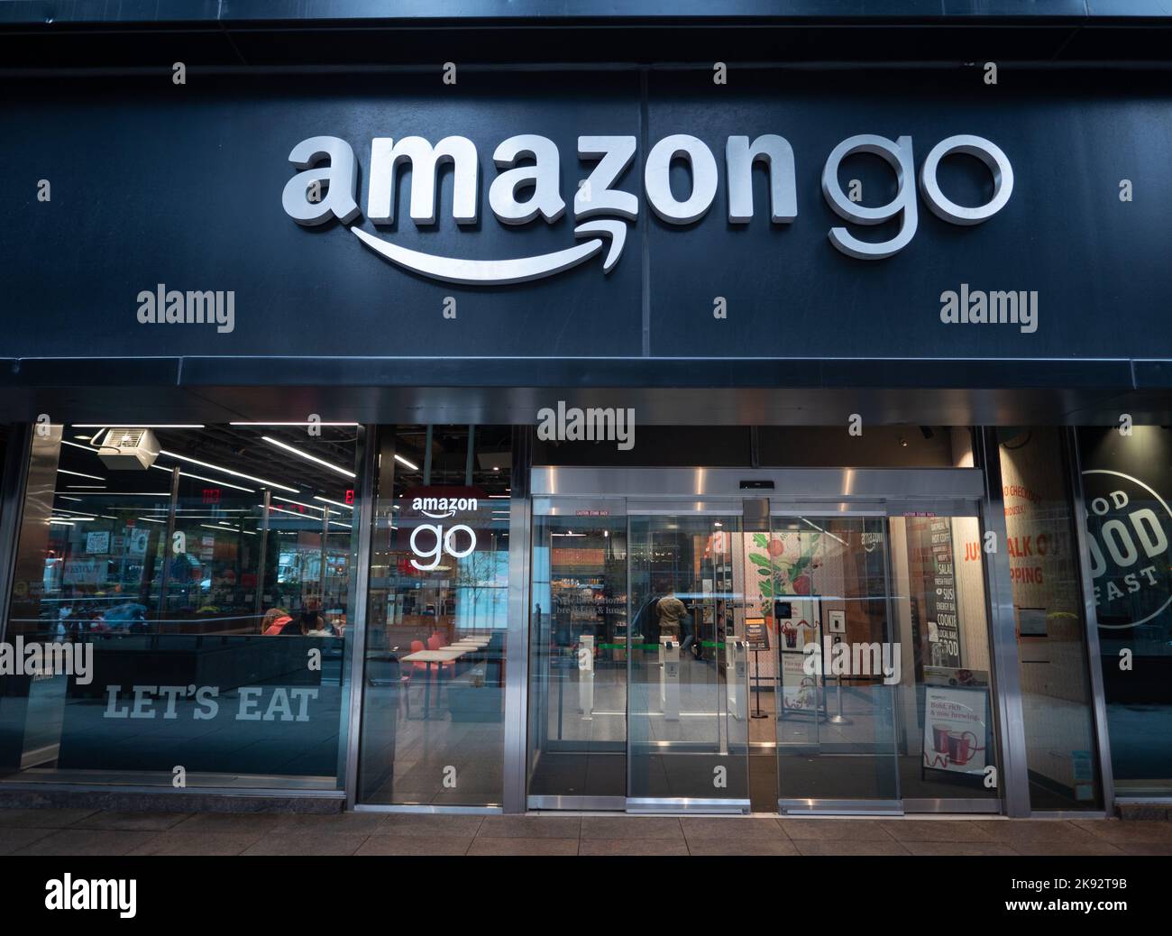 The exterior of the Amazon Go store in New York City. Photo by Francis ...