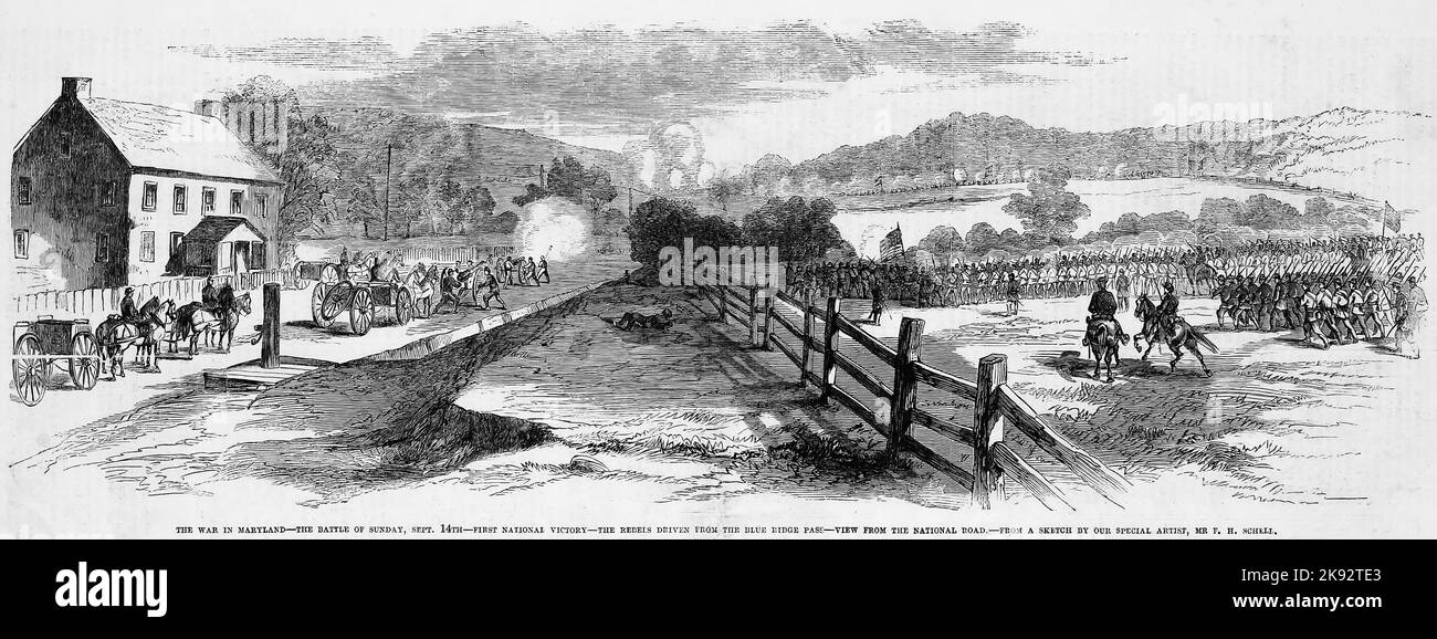 The War in Maryland - The Battle of Sunday, September 14th, 1862 ...