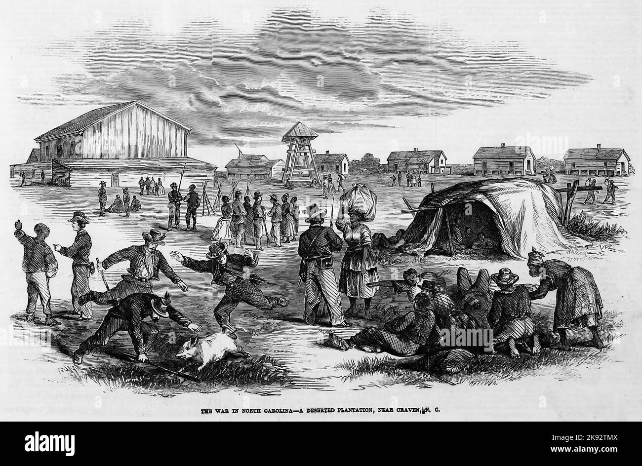 The War in North Carolina - A deserted plantation, near Craven, North ...