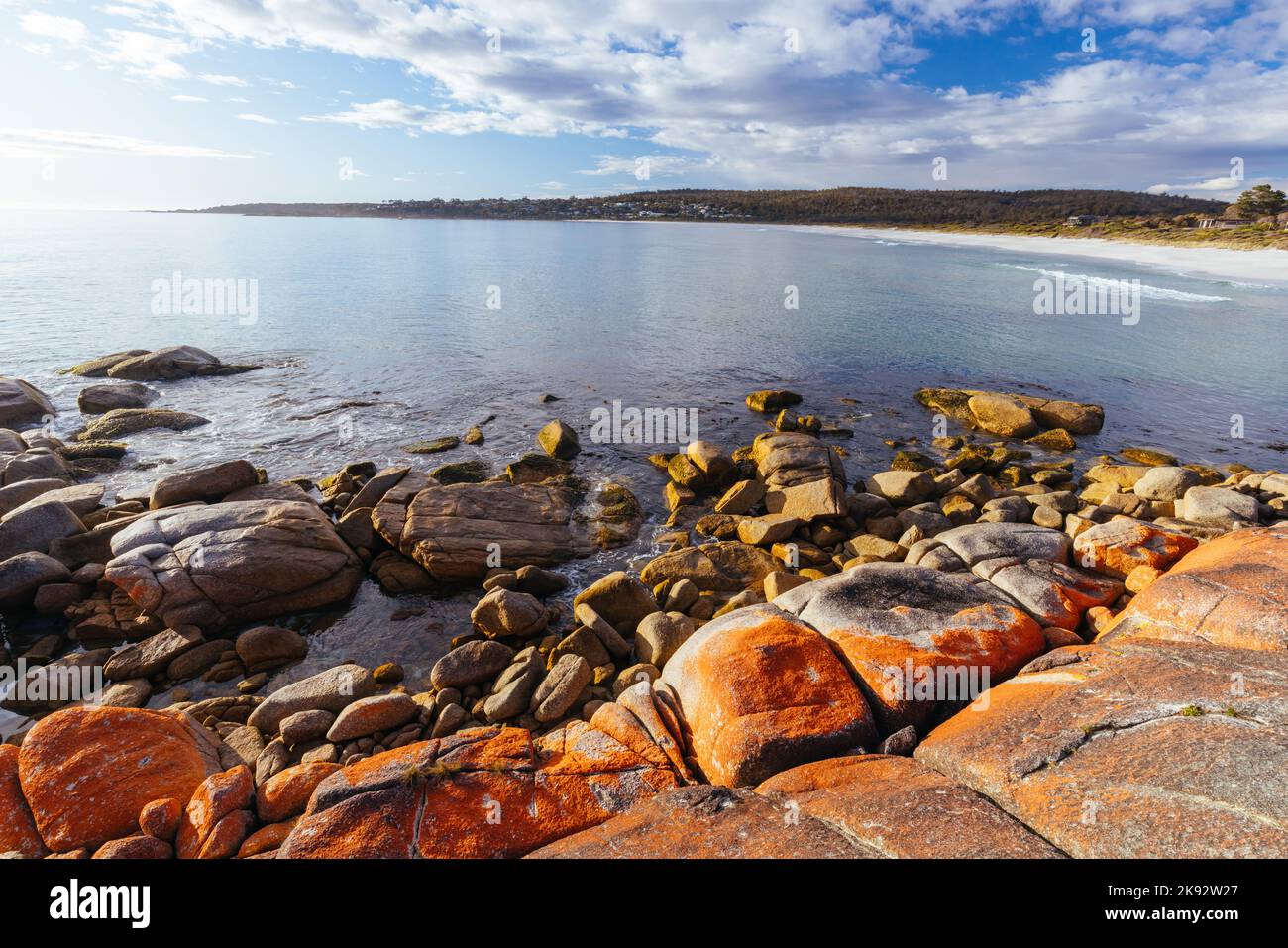 Binalong Bay Beach in Tasmania Australia Stock Photo - Alamy