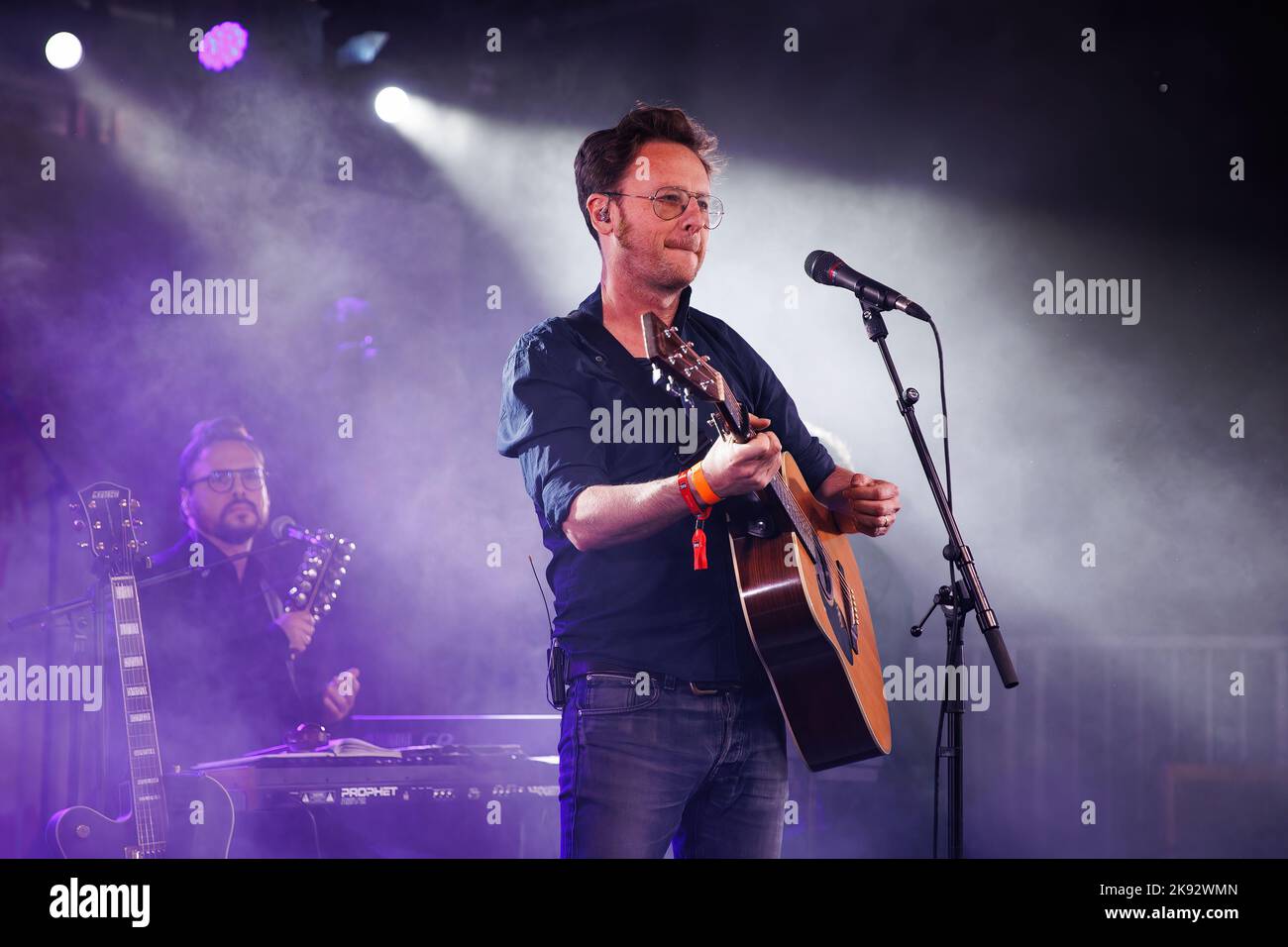 BARCELONA - APR: Mishima (band) perform on stage at Antiga Fabrica ...