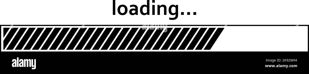 Download status scale, download progress on white background - Vector ...