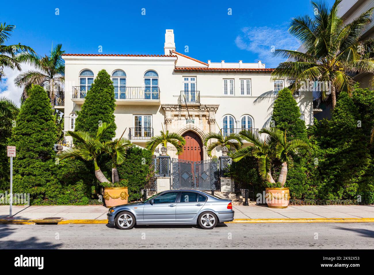 MIAMI, USA - AUG 5, 2013: Versace mansion. In 1997 the world gasped as ...