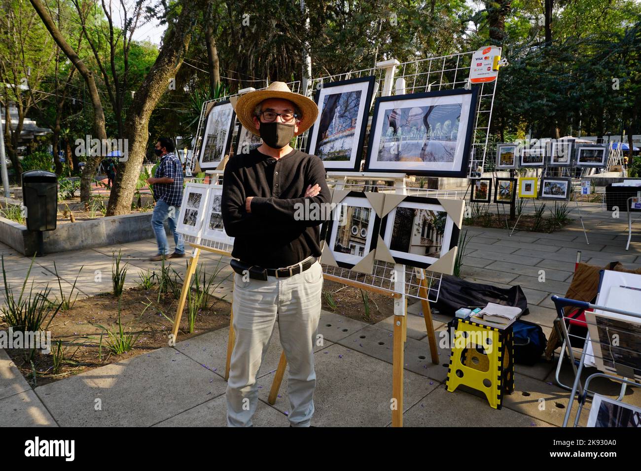 Artwork in the Jardine del Arte Sullivan, Mexico City, Mexico, CDMX ...
