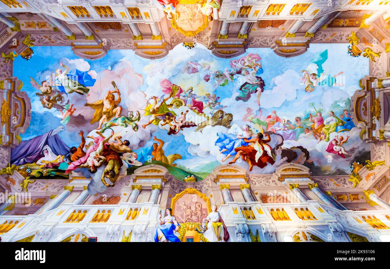 Melk abbey ceiling hi-res stock photography and images - Alamy