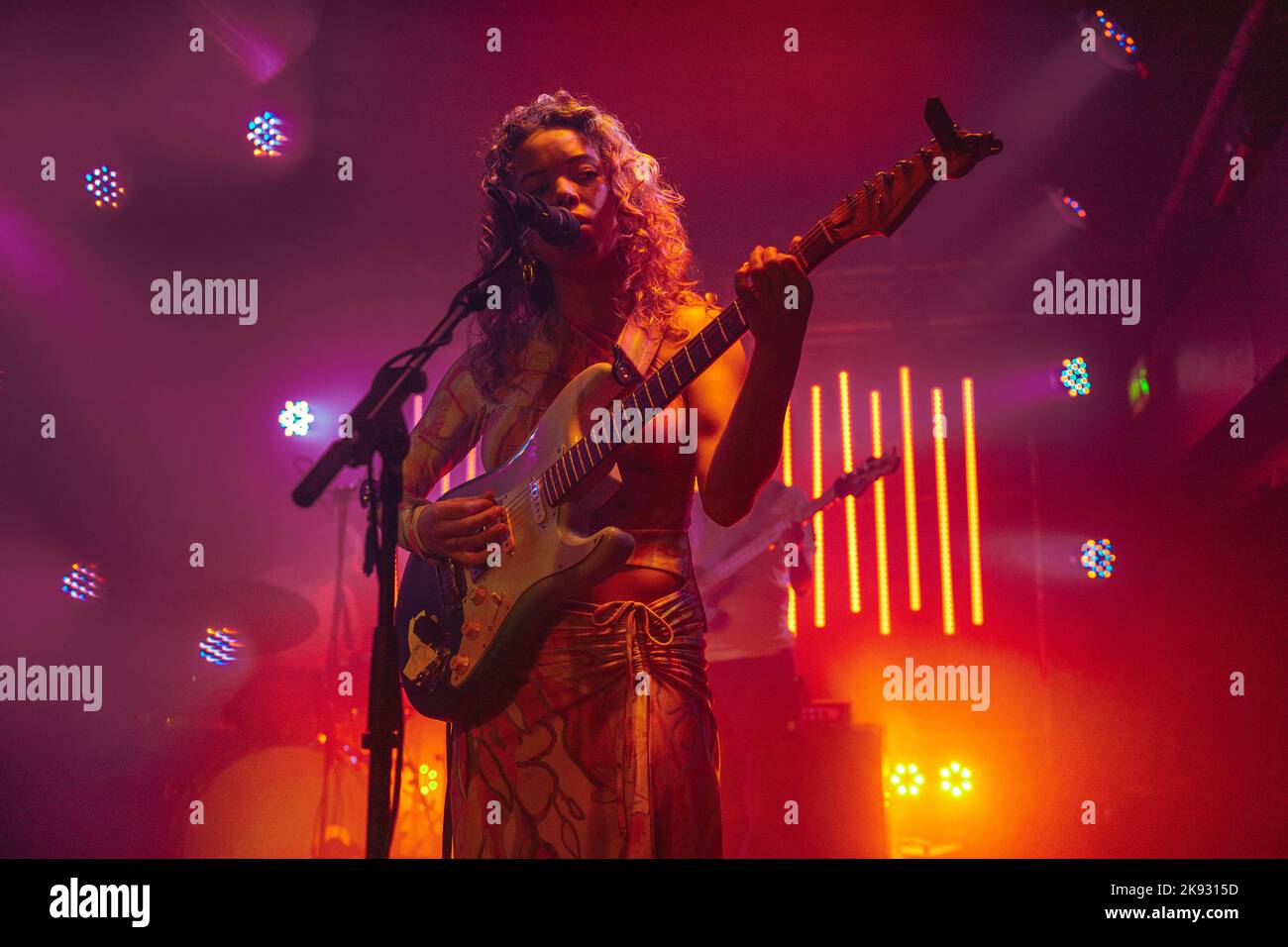 Milan, Italy, 25rd Oct 2022. Nilufer Yanya performs live at Circolo ...