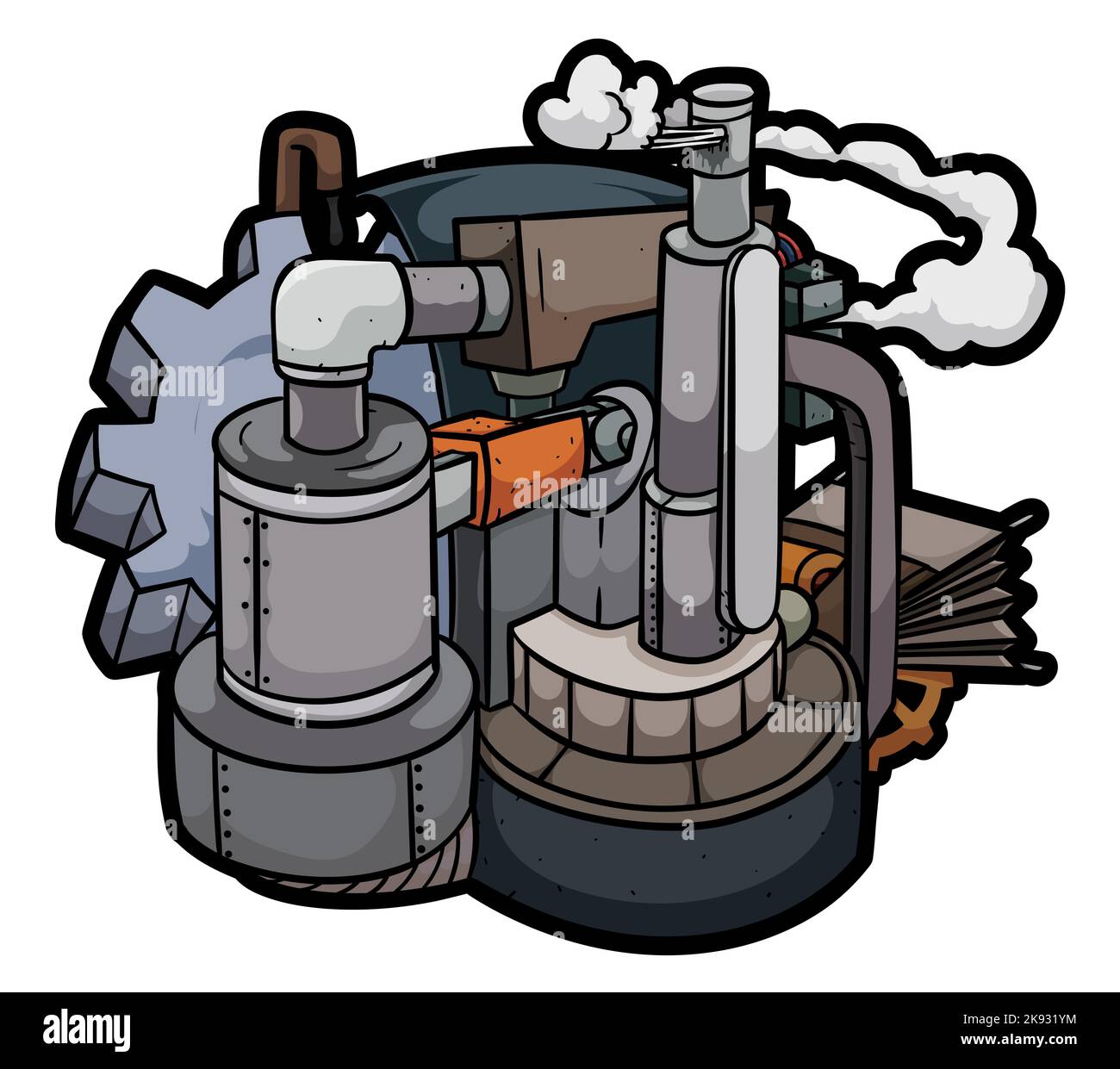 Steampunk vectors hi-res stock photography and images - Alamy